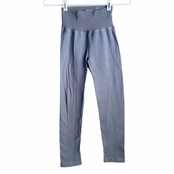 Free People | Pants & Jumpsuits | Free People Movement Textured Gray ...